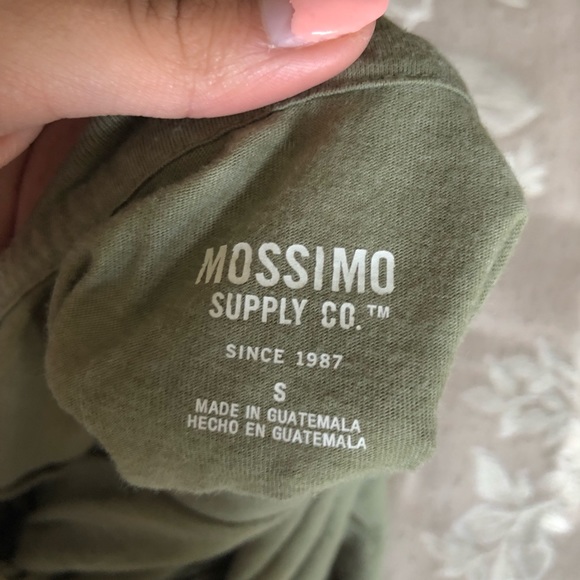 Mossimo Supply Co. | Tops | Green V Neck Tee Shirt | Poshmark